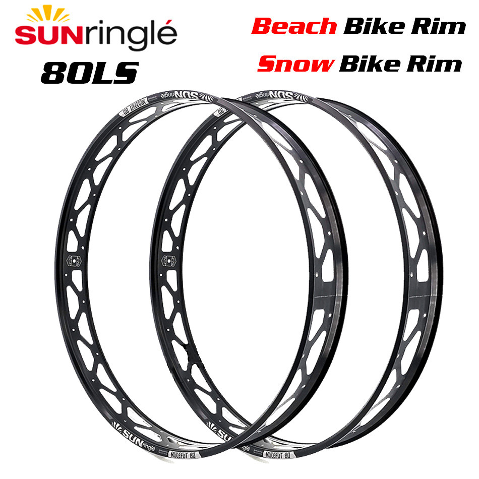 Sunringle 80LS fatbike Rims กว้าง 80 มิล Beach Bike Snow Bike Wheel 26/ ...