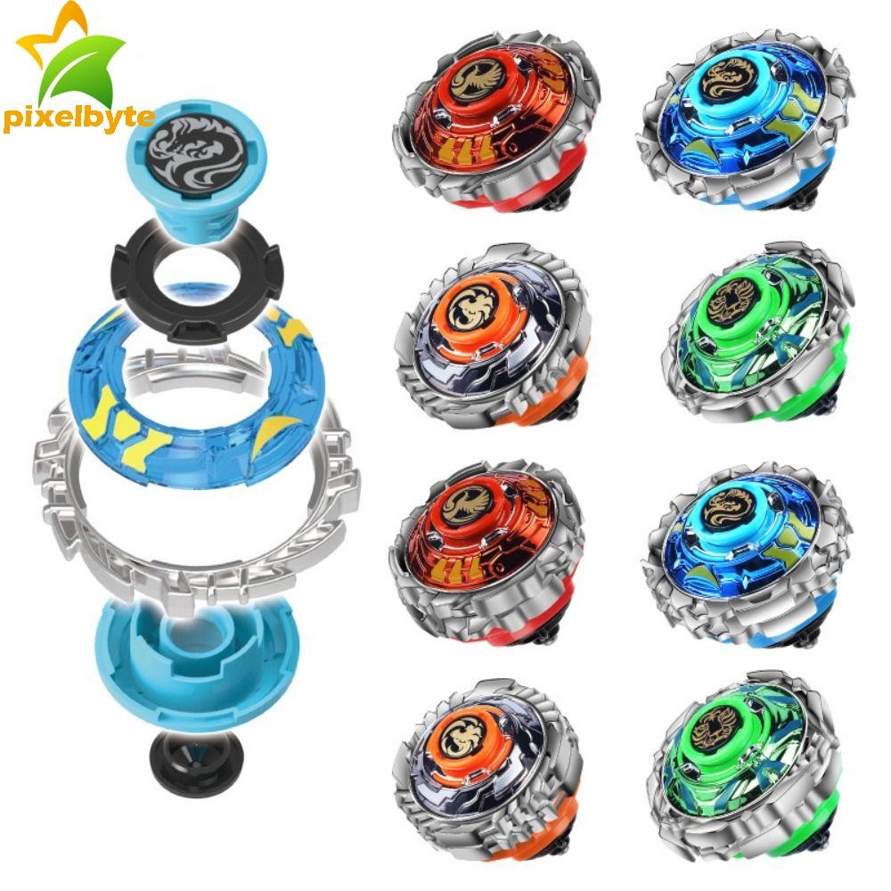 Pixelbyte Spinning Top,เชือกเปิดแยกเปลี่ยนหมุนGyro,Gyroอุปกรณ์เสริม 2 In1 InteractiveโลหะBattle ...