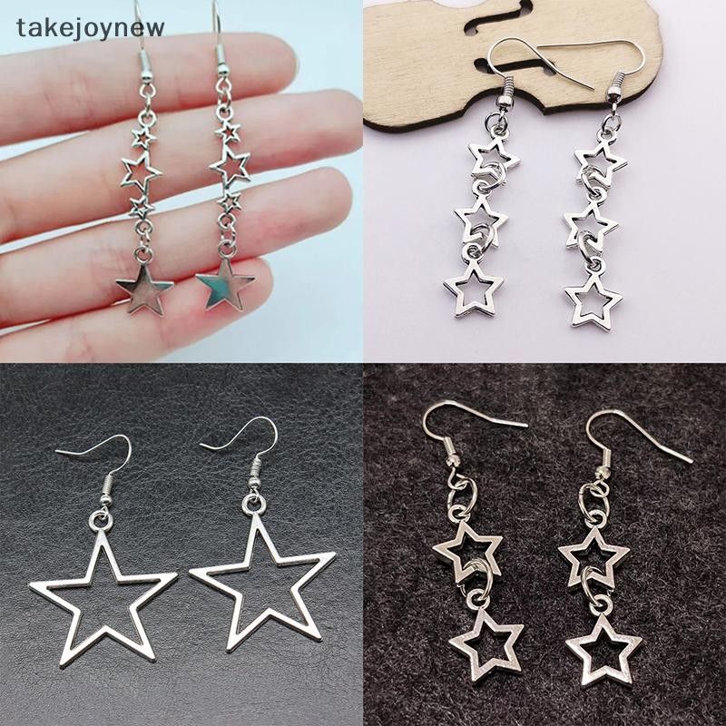 [takejoynew] Y2k Star ต่างหู Star Goddess สร้อยคอดาวของขวัญโมเดิร์นดาว Charm ต่างหู Drop ต่างหู ...