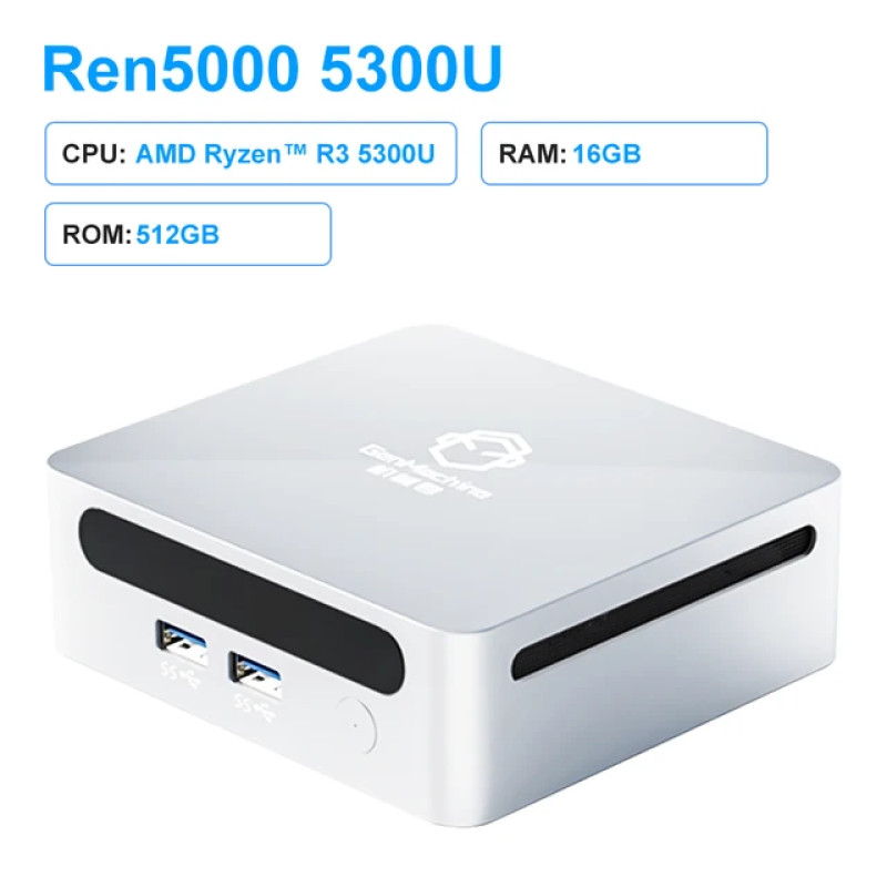Amd Ryzen 3 5300U Mini PC Windows11 4 แกน 8 ด้าย WIFI6 BT5.2 DDR4 ...
