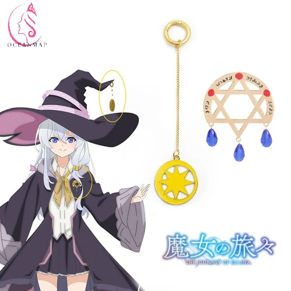 Oceanmap Wandering Witch Pin, Journey of Elaina Breastpin Elaina เข็ม ...