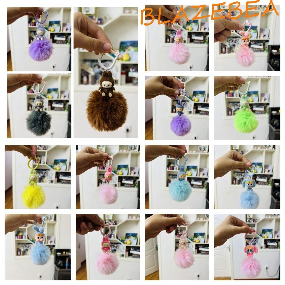 Blazebea Lazy Yoga Labubu Doll, ซิลิกาเจล Plush Ball Crybaby Phone Chain, จี้น่ารัก|การ์ตูนสี ...