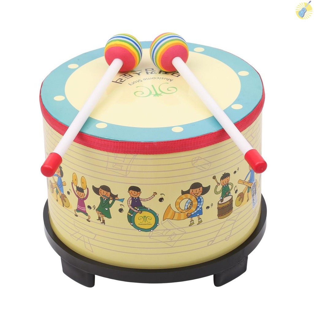 8 นิ้วไม้ชั้นกลอง Gathering Club Carnival Percussion เครื่องมือ 2 ค้อนสําหรับเด็กเด็ก | Shopee ...