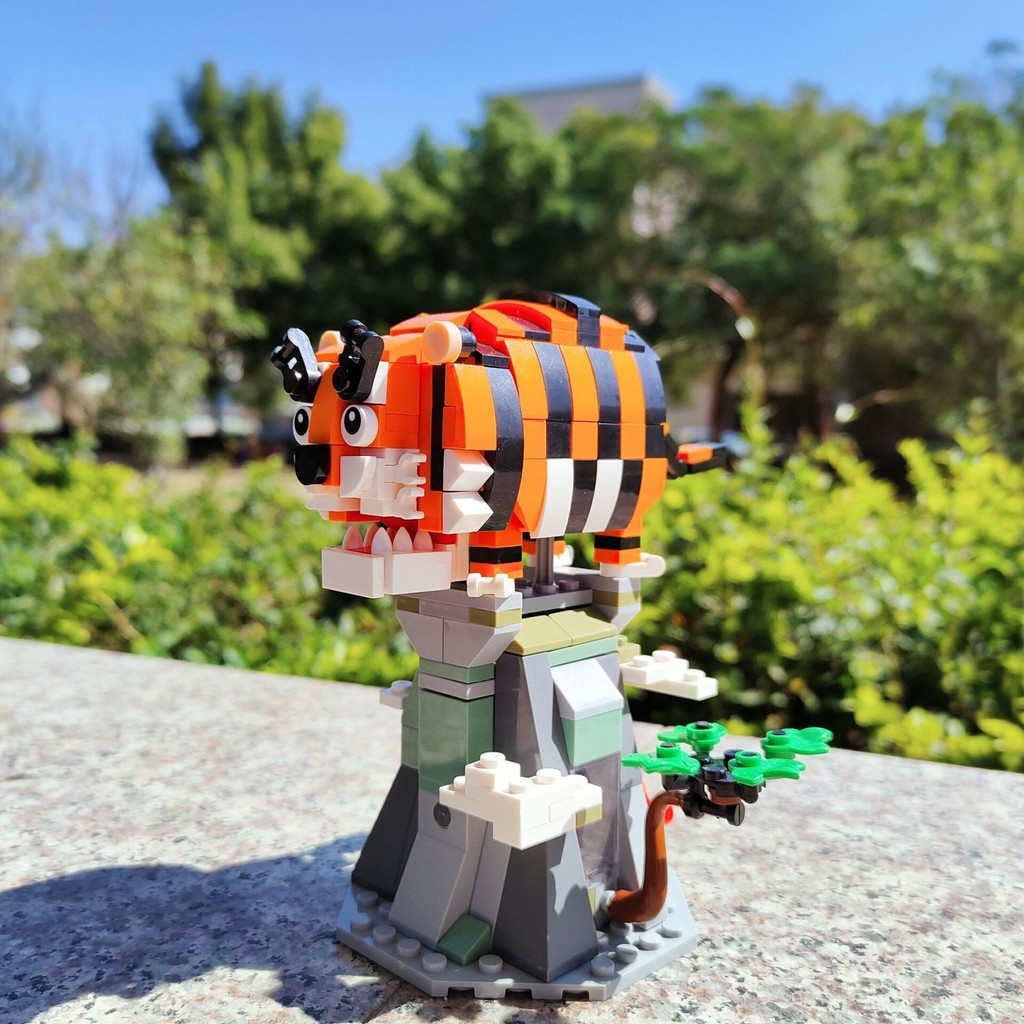 T Tiger Building Blocks ใช้งานร่วมกับอนุภาคขนาดเล็กขนาดใหญ่ประกอบปริศนา ...