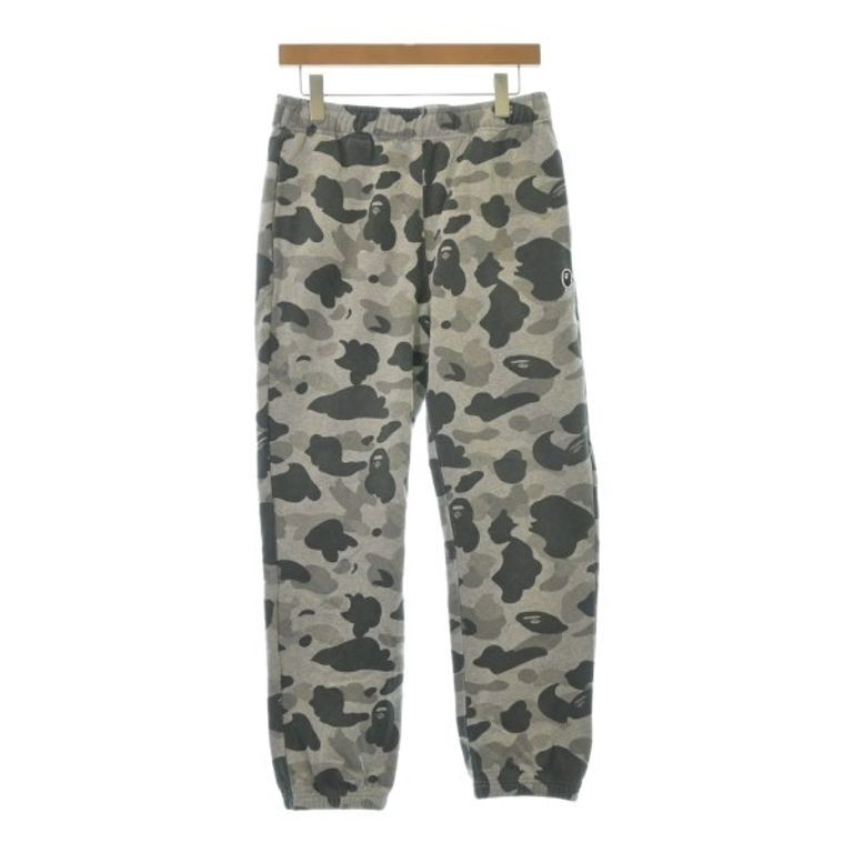 เสื้อสเวตเตอร์ A Bathing Ape Pants ลายพรางสีเทา ส่งตรงจากญี่ปุ่น มือสอง ...