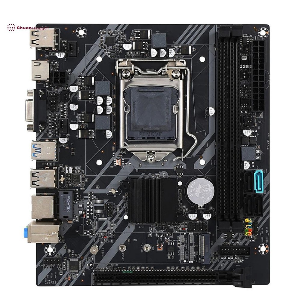 ใหม่ B75 เมนบอร์ดคอมพิวเตอร์เดสก์ท็อปพร้อมอินเทอร์เฟซ M.2 LGA-1155 Pin DDR3 หน่วยความจํารองรับ ...