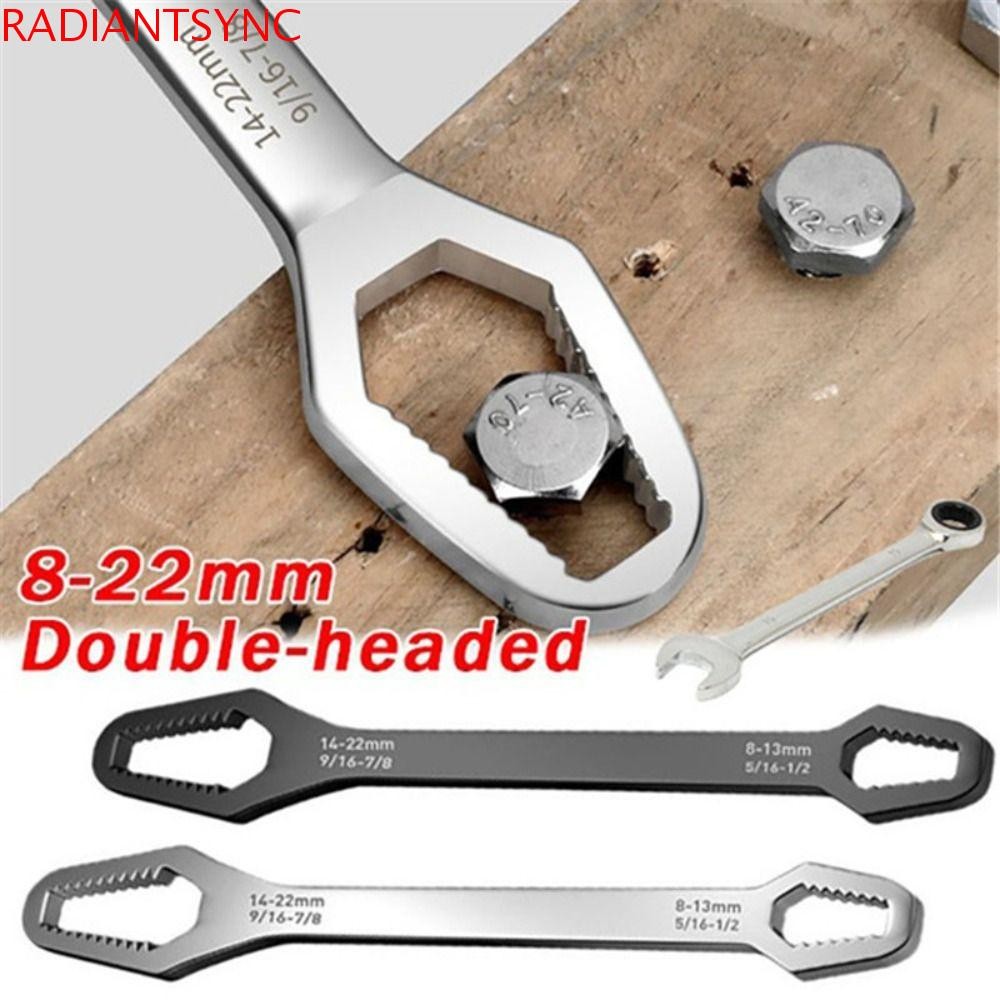 Radiantsync Universal Torx ประแจ Self-กระชับ 8-22 มม.ปรับอเนกประสงค์เครื่องมือประแจวงล้อ ...