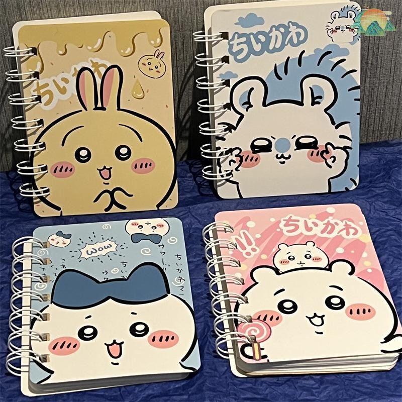[To] น่ารัก Chikawa Mini แบบพกพา A7 Coil Notebook Notepad ไดอารี่ ...