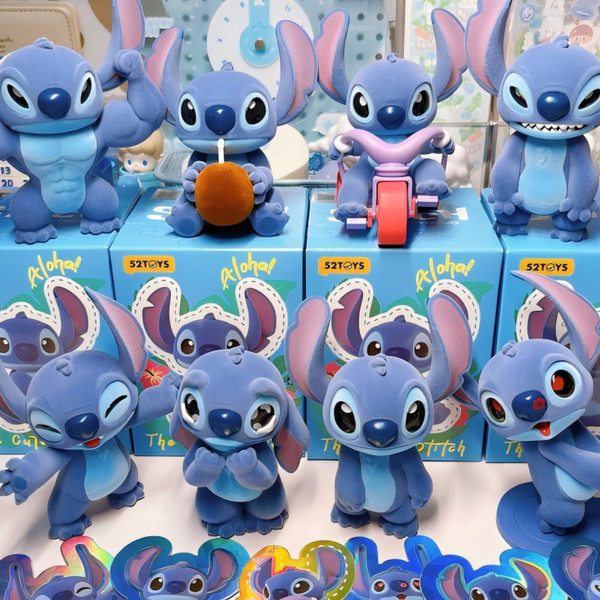 stitch blind box กล่องสุ่ม stitch 52TOYS Disney Blind Box ชุดแปลกและ ...