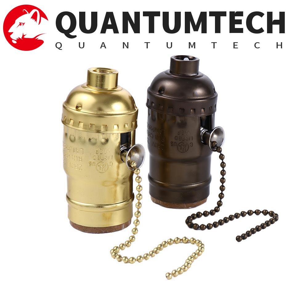 QUANTUMTECH อุปกรณ์เสริม Retro ใหม่อลูมิเนียมสกรูหลอดไฟ Edison E26/E27 ฐานโคมไฟ | Shopee Thailand