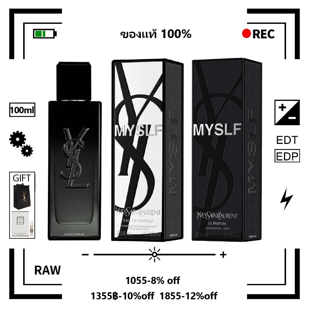 แท้💯% - YSL Yves Saint Laurent Y MYSLF Le Parfum Elixir Eau de Parfum ...