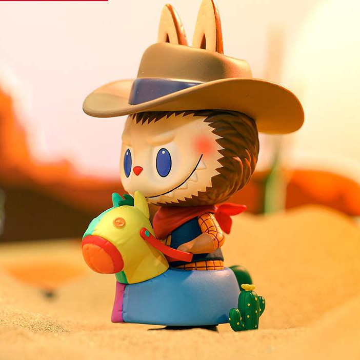 [Asari] Labubu Western Adventure Figure ตุ๊กตาลิฟต์ของเล่นอินเทรนด์ ...