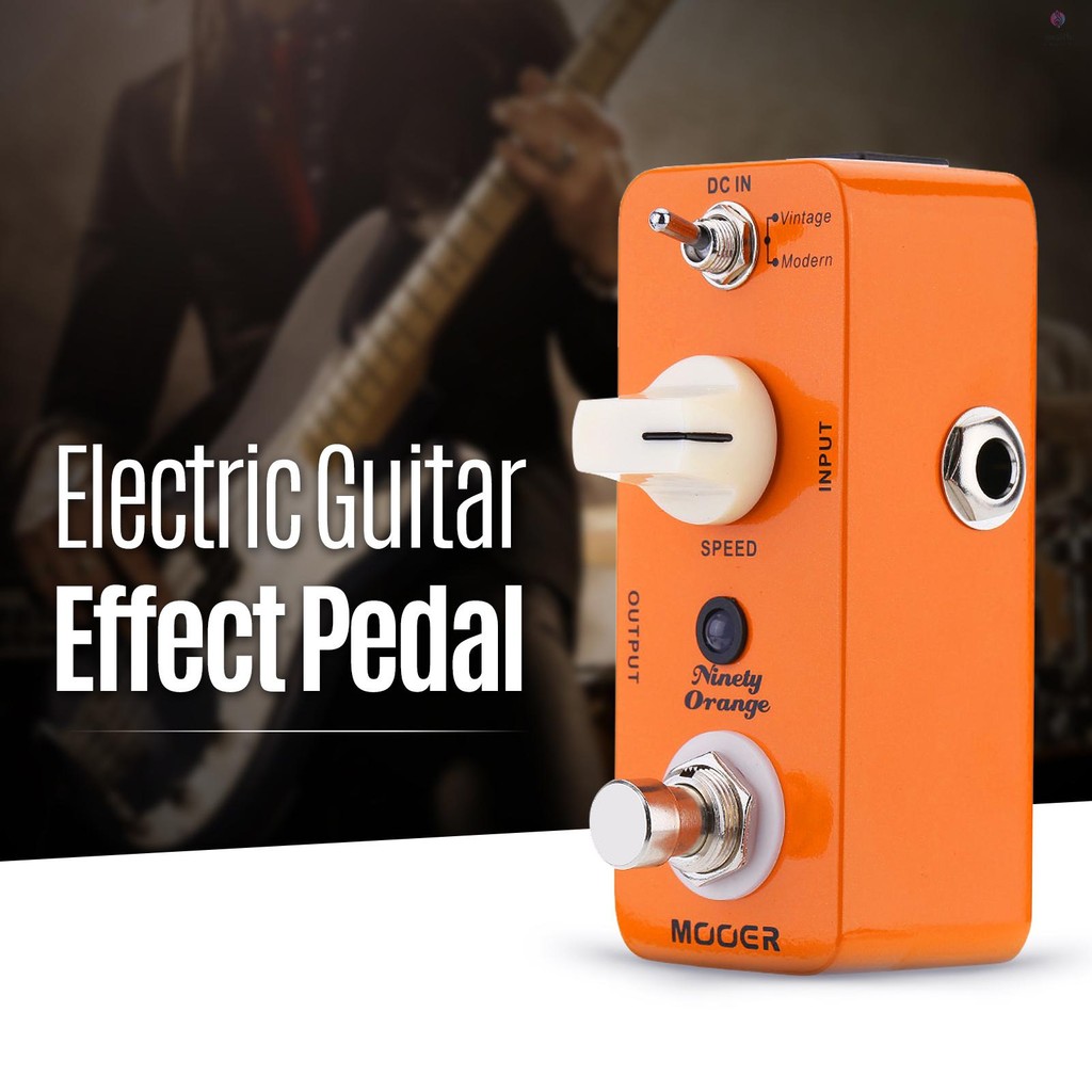 [effectmusic] Mooer Ninety Orange Micro Mini Analog Phaser กีตาร์ไฟฟ้า ...