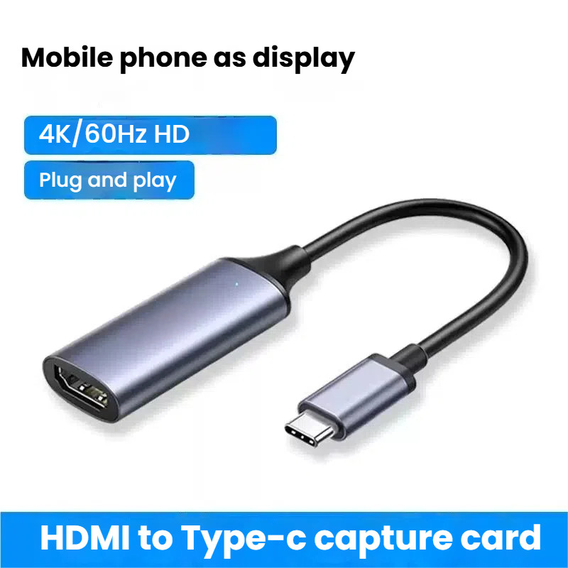 Hdmi to Type-c Video Capture Card Switch Game PS4 Mini Computer ใช้งาน ...