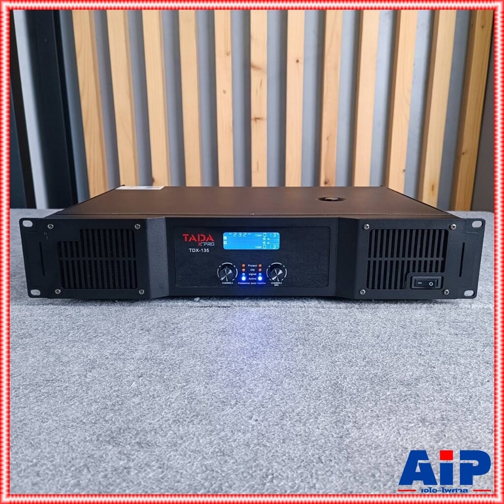 TADA TDX-135 poweramp พาเวอร์แอมป์ 2 แชนแนล กำลังขับ 1350 วัตต์ที่ 8 ...