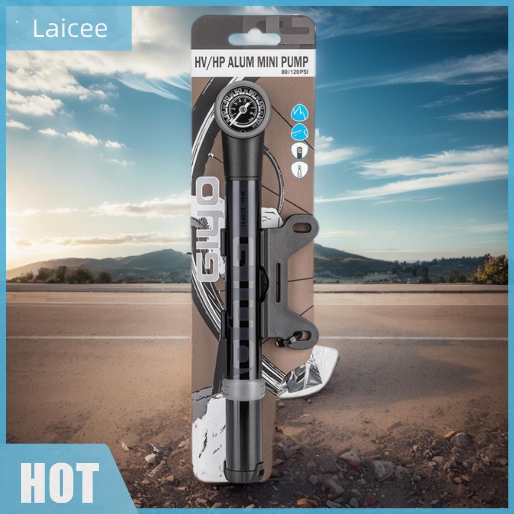 [Laicee.th] 120psi พองปั๊มระบบกันสะเทือนด้านหลัง Schrader Presta พร้อมมาตรวัดปั๊มลมแบบพกพา ...
