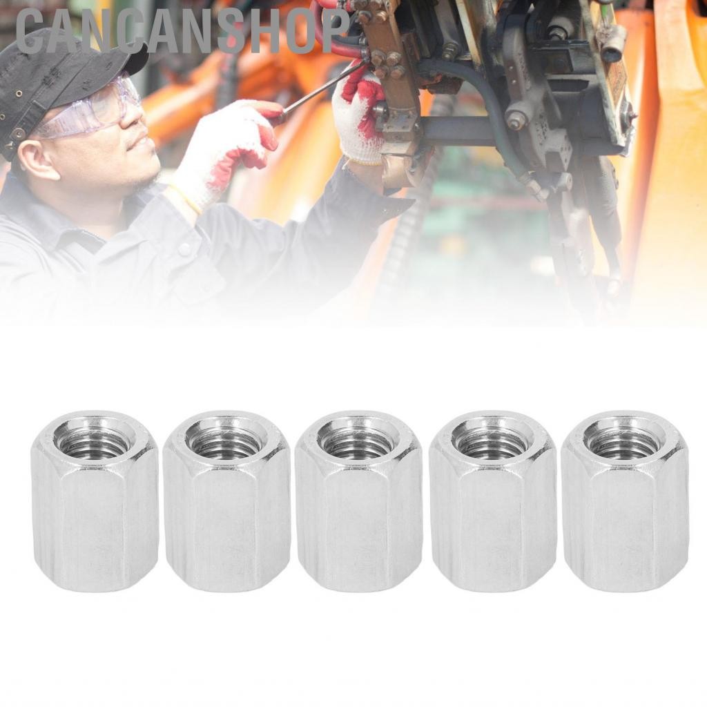 Cancanshop 5-Pack Hex Coupling Nut 304 สแตนเลสM12x1.75 19 L25mmการ ...