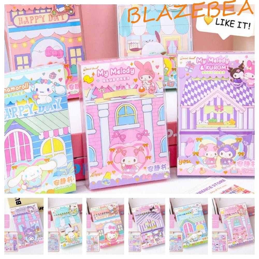 Blazebea KT ของเล่นหนังสือที่เงียบสงบ, หนังสือกิจกรรมอนิเมะ My Melody DIY Kuromi Busy Book ...