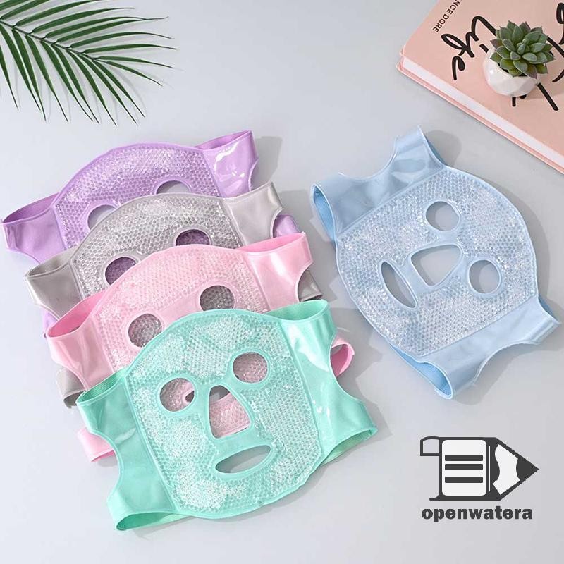 Goodgirlm1 น้ําแข็งเย็นและร้อนความร้อน Full Face Eye Mask Sleeping Ice ...