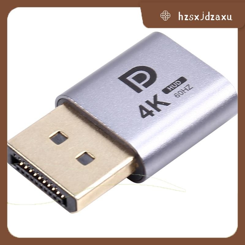 hzsxjdzaxu4K 60hz UHD DP Dummy Plug Displayport Virtual Display Adapter ...