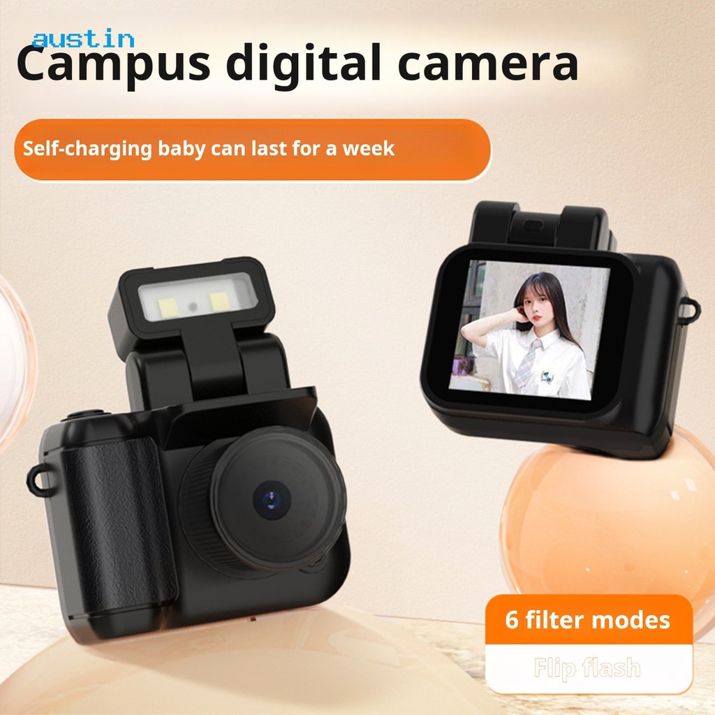 Aya-retro Snap Camera Mini Point-And-Shoot Camera 1080p กล้องคิดถึงความ ...