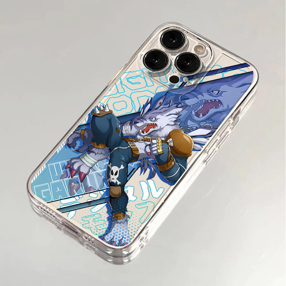 อะนิเมะ Digimon Adventure Casing สําหรับ iPhone 16 15 14 Plus 13 12 11 ...