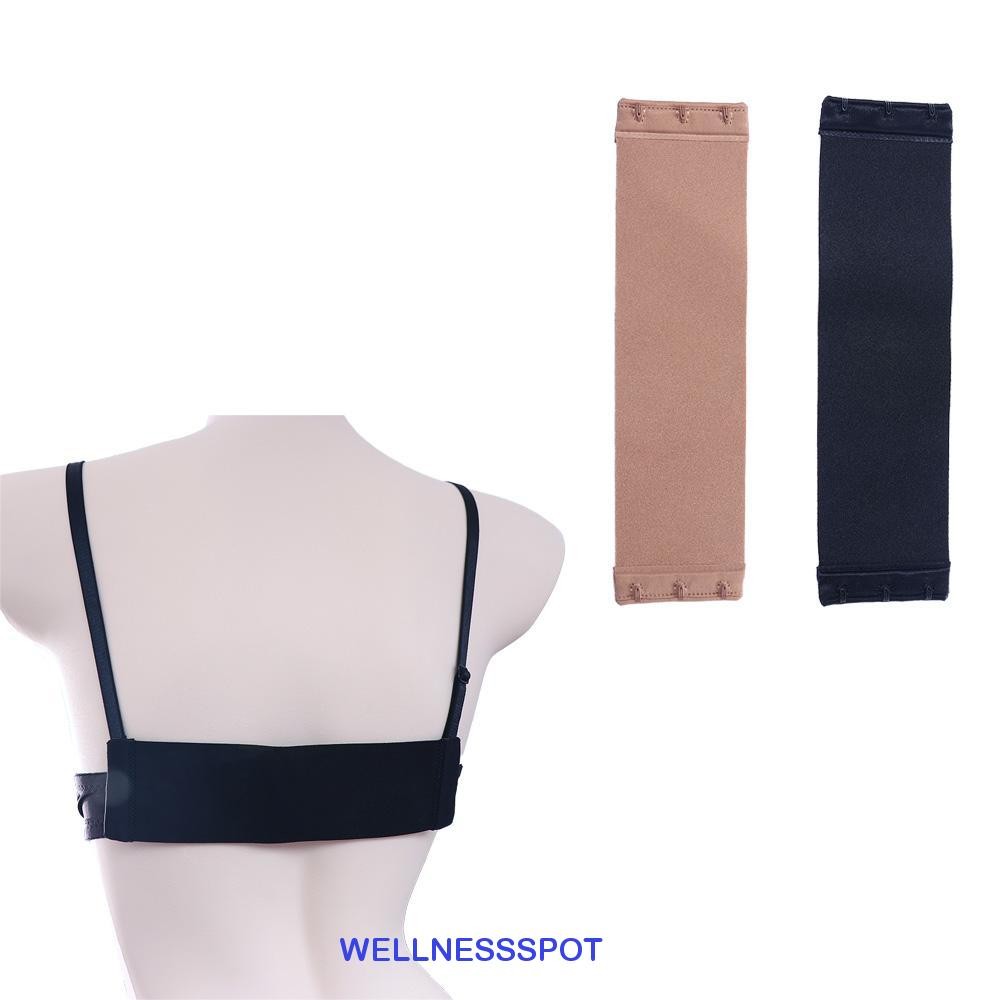 Wellnessspot Transparent Bra Extender ที่มีประโยชน์ที่มองไม่เห็นสีทึบ 3 ตะขอแถบยืดหยุ่น Bra ...