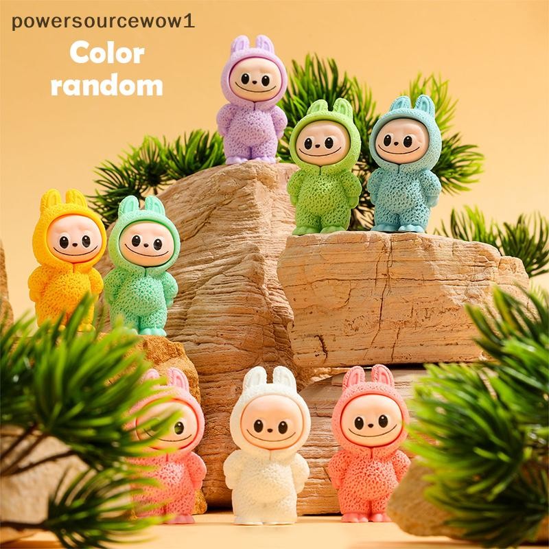 Wow การ์ตูน Labubu Micro ภูมิทัศน์เครื่องประดับ Figurine Miniature ตก ...