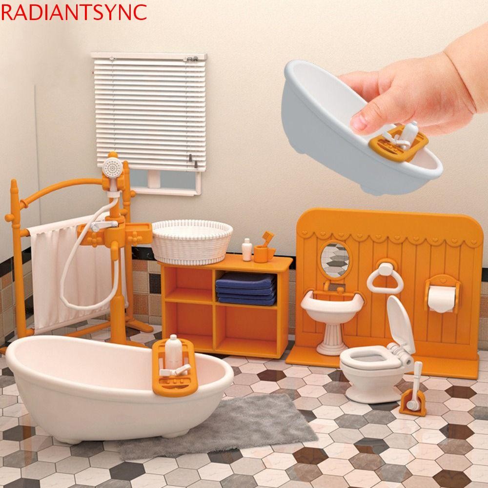 Radiantsync เฟอร์นิเจอร์ตุ๊กตา, 1:12 Micro รุ่น Miniature เฟอร์นิเจอร์, DIY ของเล่นห้องครัวห้อง ...