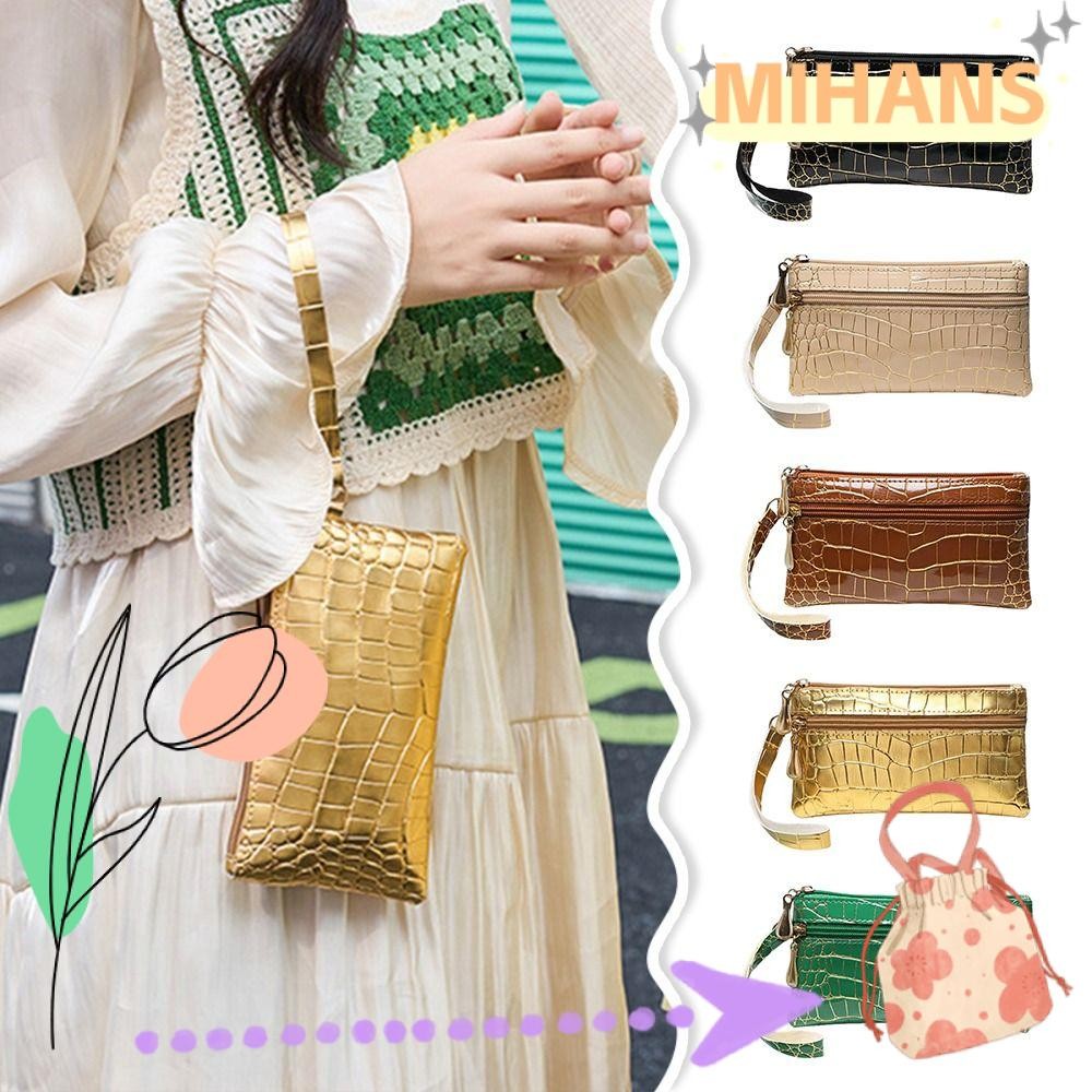 Mih Card Holder,กันน้ําสองชั้นเหรียญกระเป๋า,Retro VintageยาวPUหนังขนาดใหญ่ความจุซิปกระเป๋าสตางค์ ...