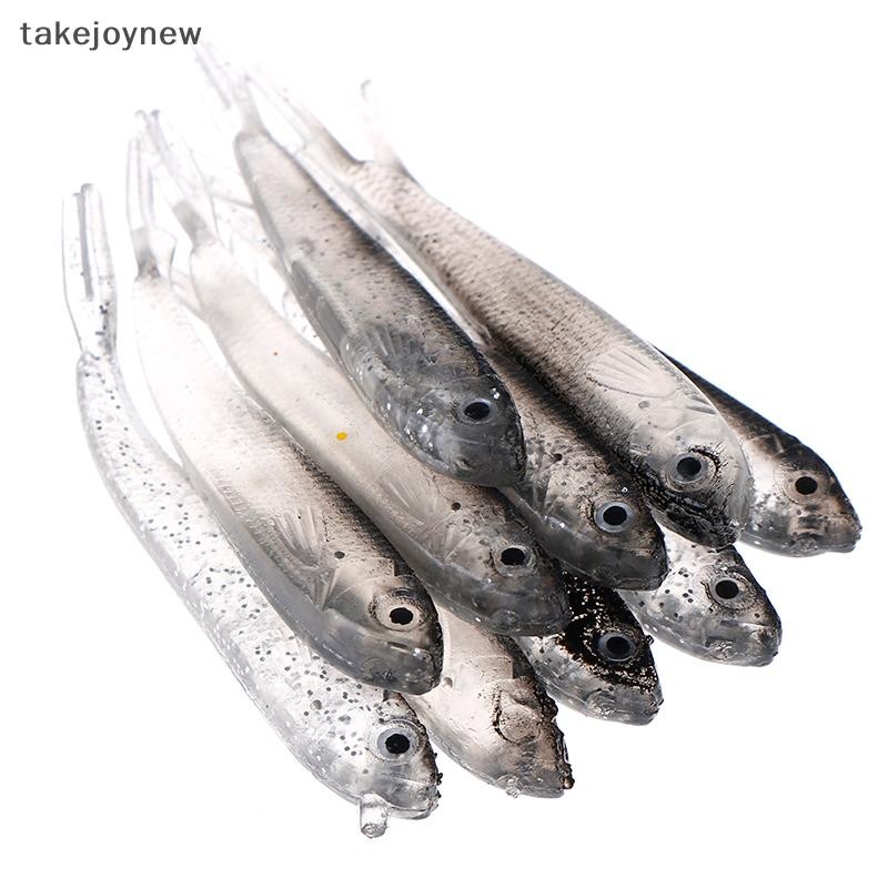 [takejoynew] 10 ชิ้น 80 มิลลิเมตรเหยื่อตกปลาอ่อน Siddler ว่ายน้ําเหยื่อปลอม Tackle Minnow เคแอลบ ...