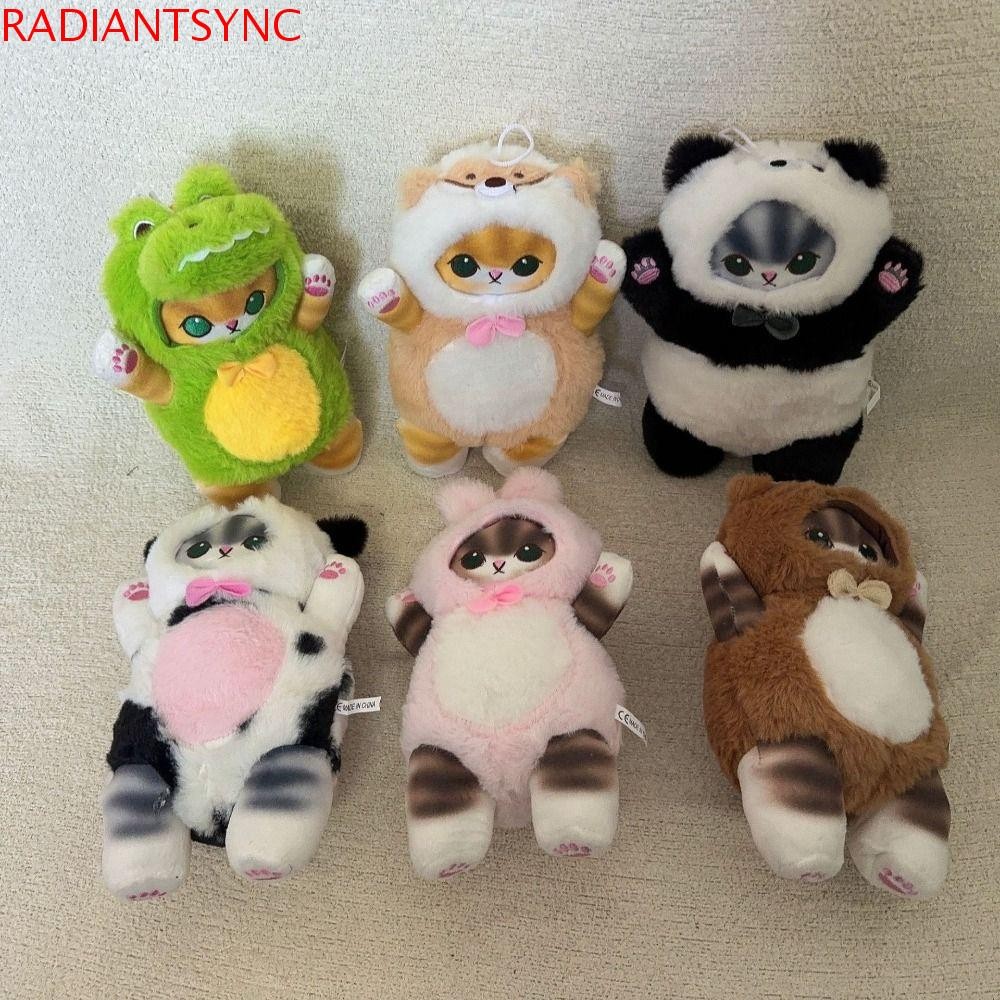 Radiantsync Shark Cat ตุ๊กตา Plush, ยืนท่าทาง Cross Dressing อะนิเมะ Mofusand ตุ๊กตาตุ๊กตา ...