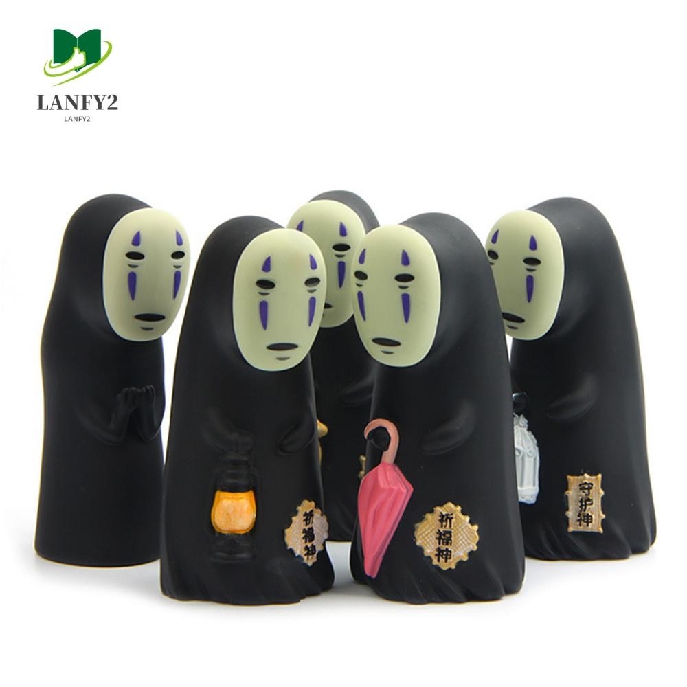 Alanfy Faceless Man Miyazaki Hayao DIY ตัวเลขของเล่นตกแต่งไม่มี Face ...