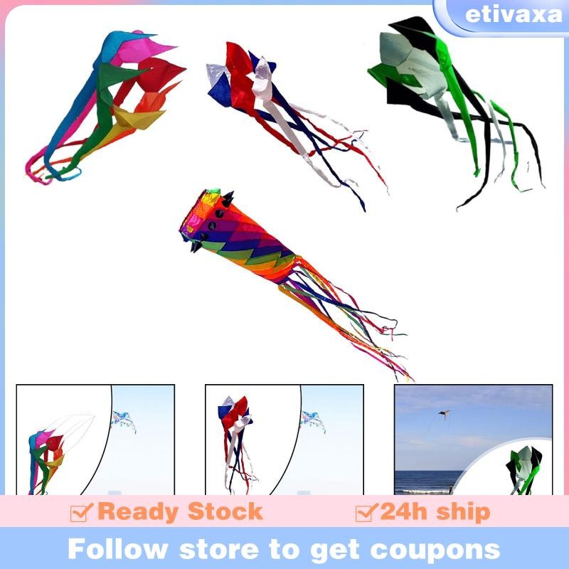 [Etivaxa] Soft Kite Flyer Kite ใช้งานง่ายอเนกประสงค์หางหมุนคลาสสิก ...