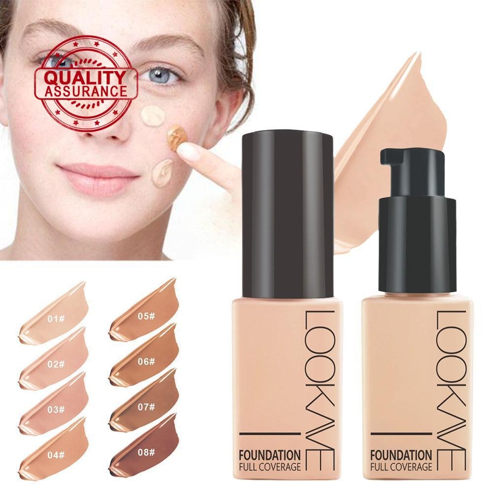 Lookave Base Foundation รองพื้นชนิดน้ํากันน้ํา Full Face คอนซีลเลอร์ ...