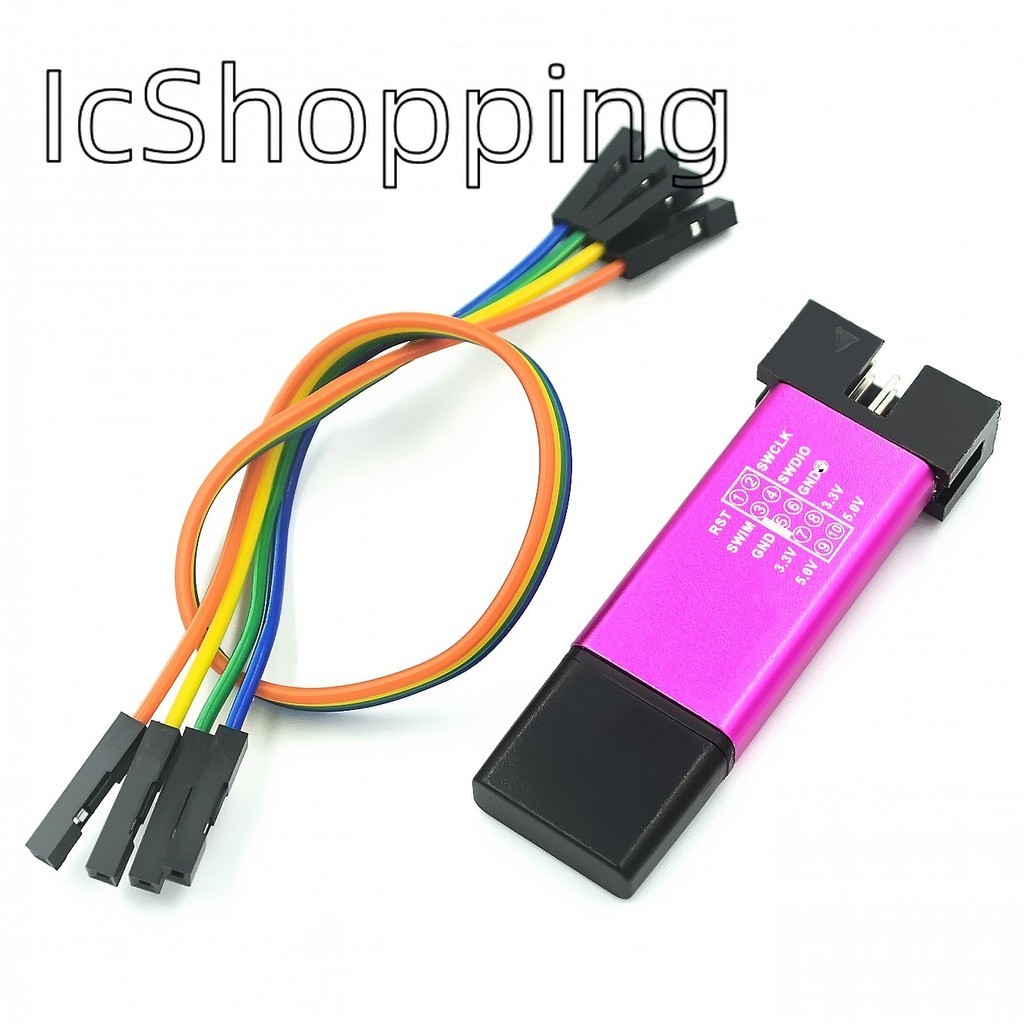 Link Stlink St Link V2 Mini Stm8 Stm32 Simulator Download Programmer การเขียนโปรแกรมพร้อมฝาครอบ