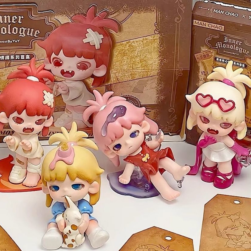 [ของแท้] Man CHAO YOBU V1 Inner Monologue Series ยืนยันรูปตุ๊กตาเครื่องประดับของขวัญ | Shopee ...