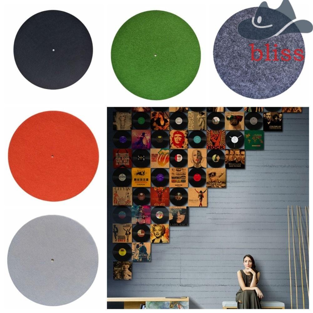 Bliss Felt Turntable Plater Mat,หนา 3 มม.Anti-static LP Slip Mat,สูงสุด ...