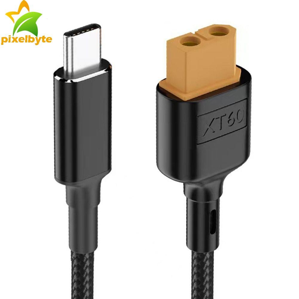 Pixelbyte XT60 To Type-C Fast สายชาร์จ,อะแดปเตอร์ 100W XT60 ถึง Type-C อะแดปเตอร์สาย,ทนทาน 20V ...