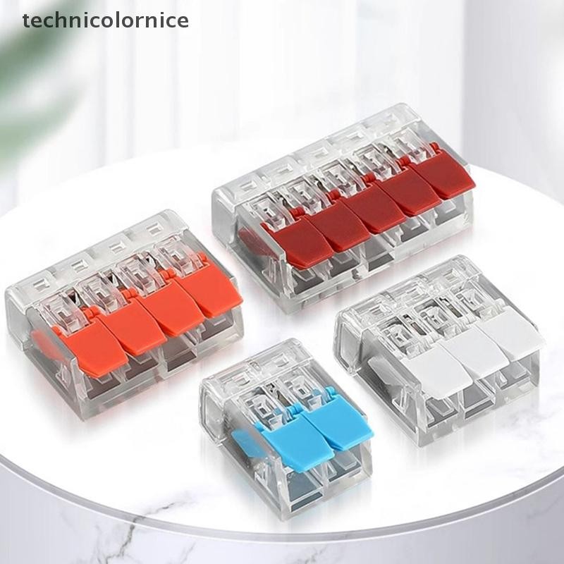 Technicolornice 1PC Mini Quick Cable Splicing Connectors Lever ขั้วต่อ ...