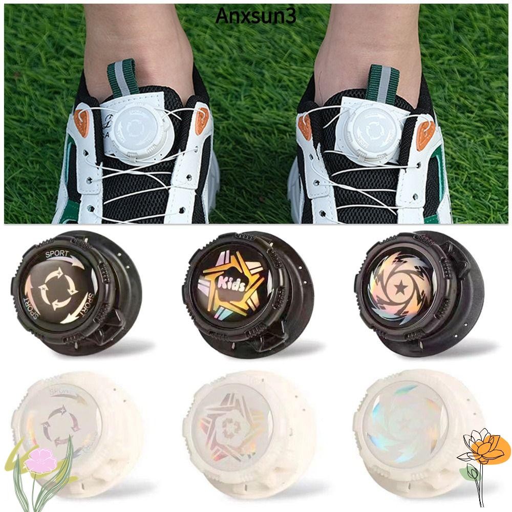 ANXSUN3 เชือกผูกรองเท้าเปิดหัว แบบหมุน.automatic quick lock shoestring ...