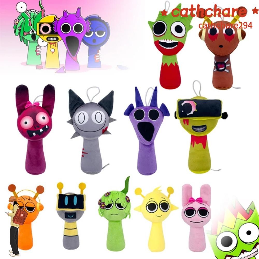 Cathchare294 Sprunki Plush Toy, Oren Raddy Plushie Doll, Soft Vineria ...