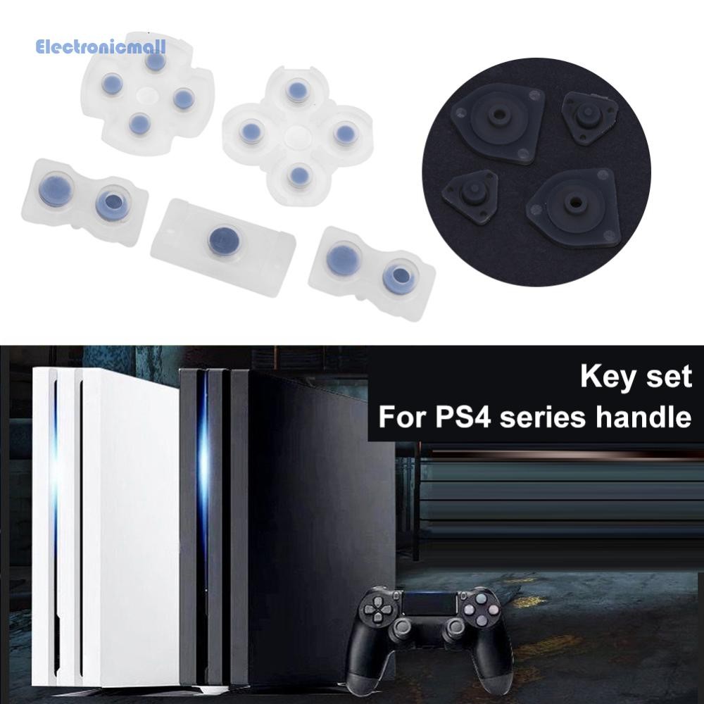 สําหรับ PS4 ปุ่มทริกเกอร์ซิลิโคน Analog Stick อะไหล่ทดแทน Conductive ...