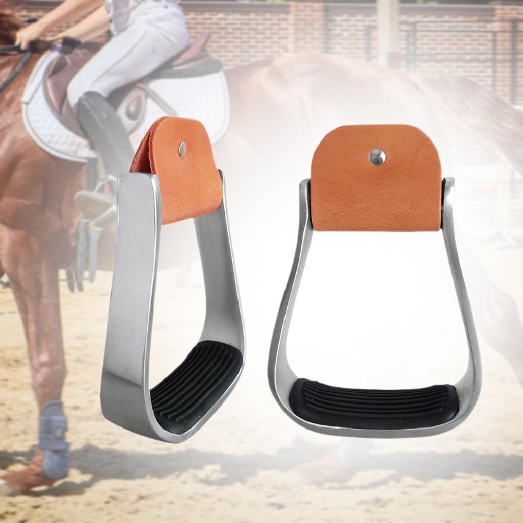 [mibum01eb] 2 ชิ้น Western Stirrups Horse Riding Stirrups Anti Slip ...