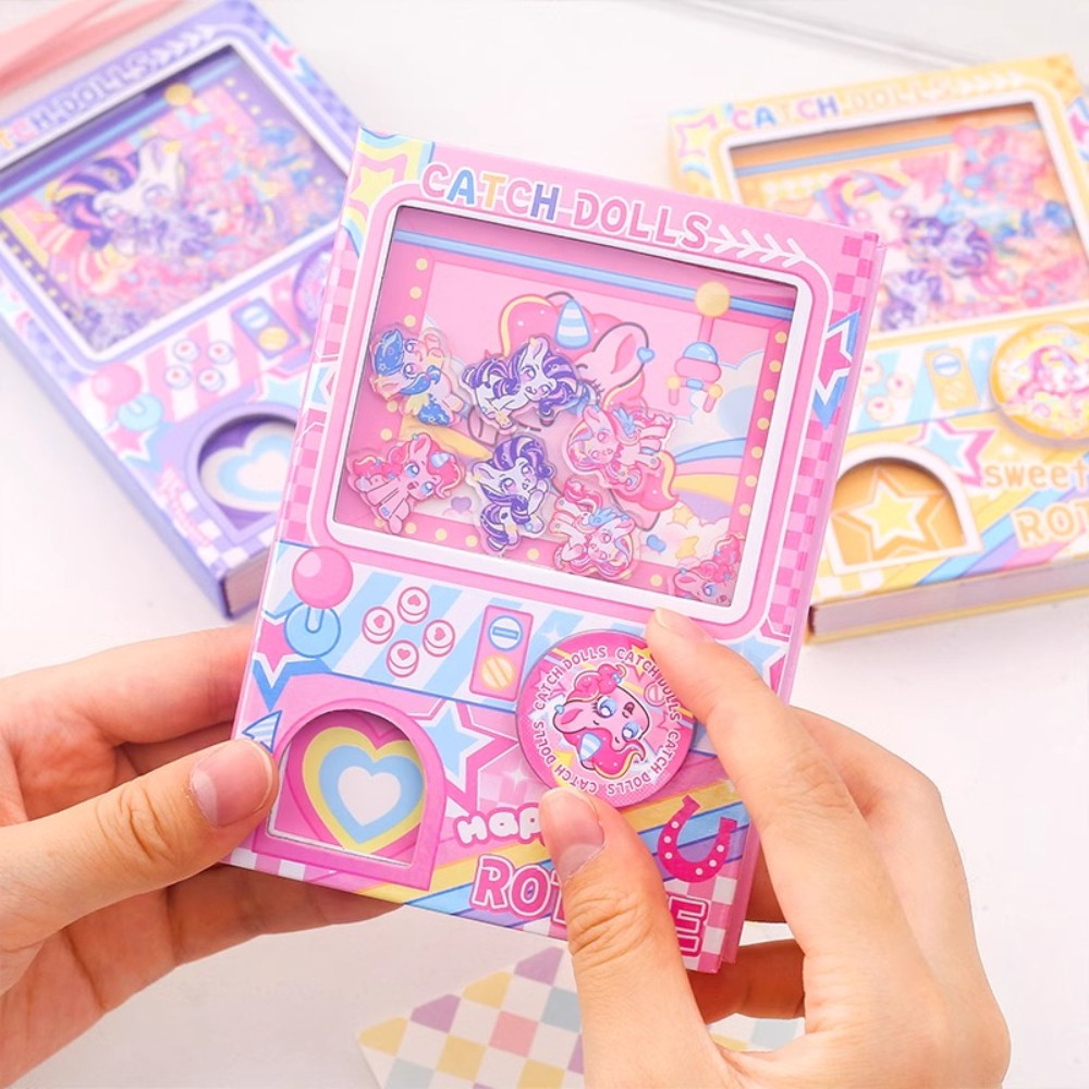 รูปแบบการ์ตูน Gashapon Machine Shake Notebook สนุกน่ารัก Capybara Coil ...