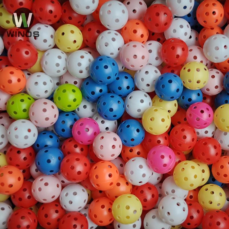 Ods 20 ชิ้น Hollow พลาสติกฝึกซ้อมลูกกอล์ฟลูกกอล์ฟ Air Flow Balls 20 ...