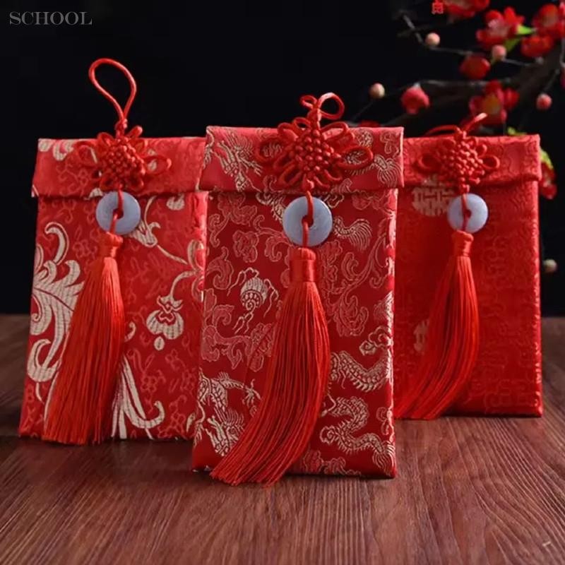 Creative Chinese Cloth Red Envelope Spring Festival Brocade Red Pocket ...