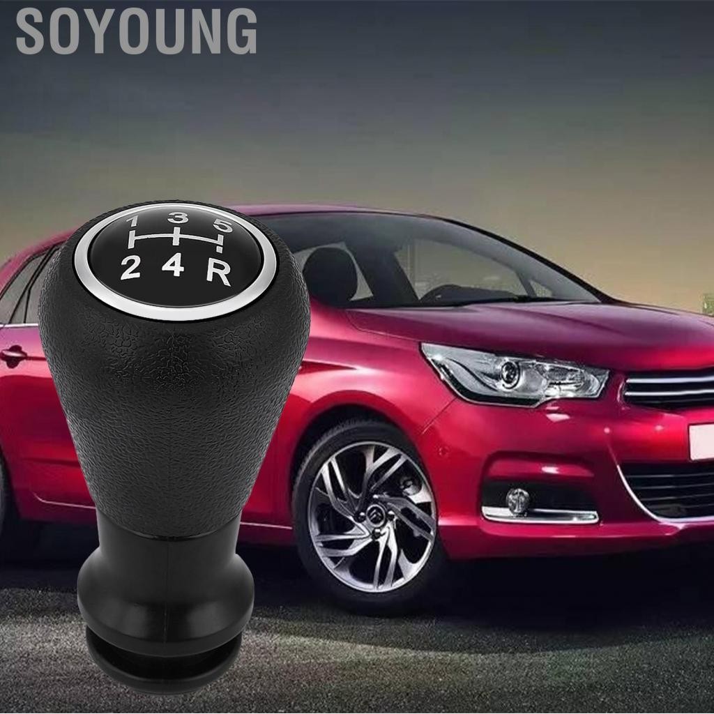 Soyoung Keenso 5 ความเร็ว Shift Knob เกียร์รถเกียร์ Shifter สำหรับ Peugeot 106 107 205 206 207 ...
