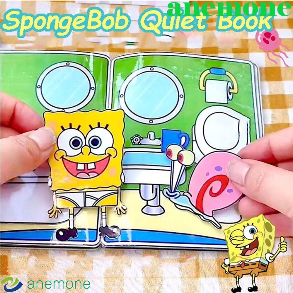 Anemone SpongeBob Quiet Book, Busy Book โฮมเมด Beanie Book วัสดุ Pack ...