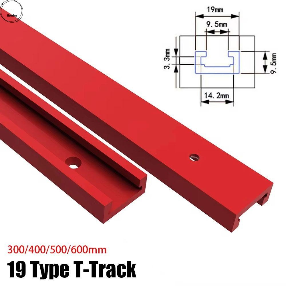 Ilonim 1 ชิ้น T-Track,สไลด์ราง 300-600 มม.T-Slot Track,T Slider Fixture ...